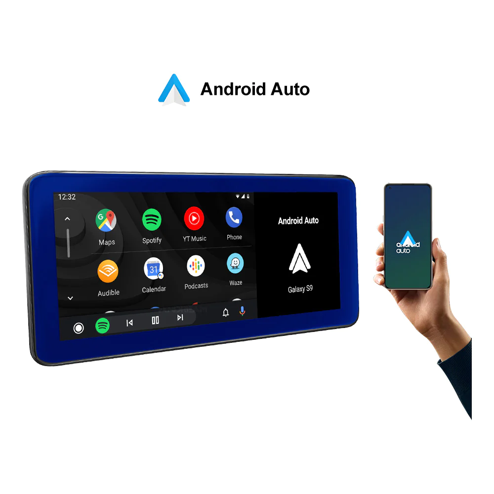 Wireless Carplay Android Auto Android 12 Monitor Navigatore Auto Mercedes C200 C180 W204 W205 ...
