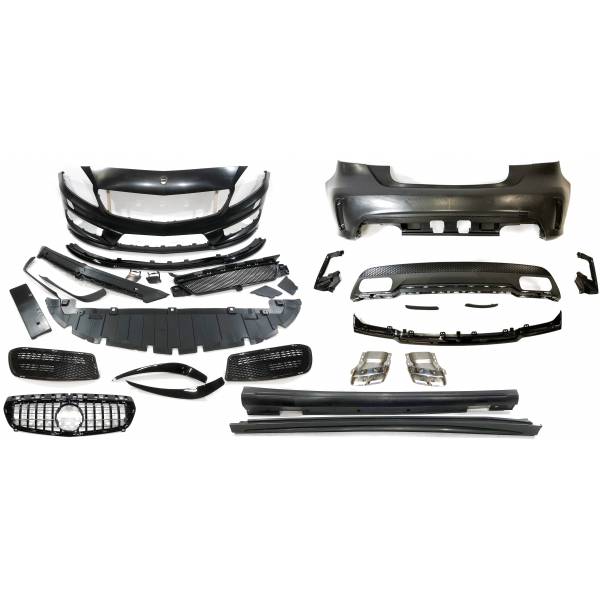 Body Kit Mercedes Classe A W176 A45 2012 2015 conversione in AMG Griglia TCM01560157015802270089