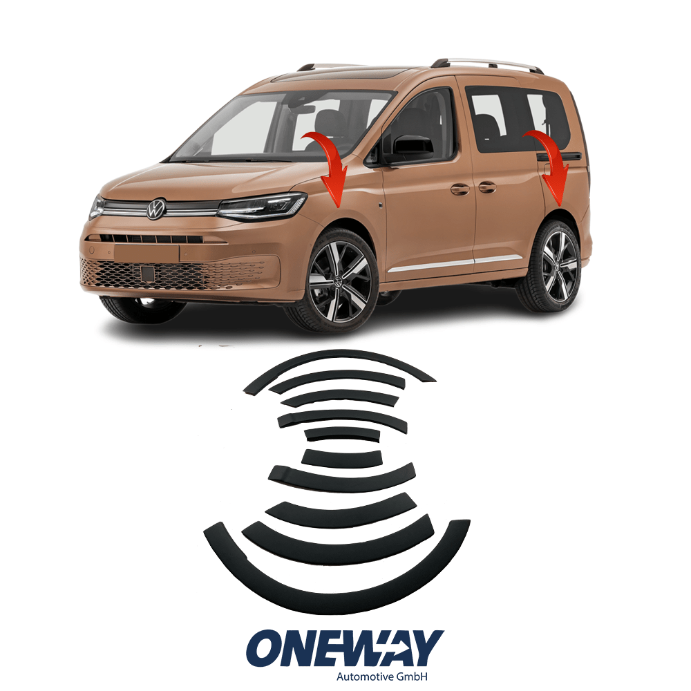 VW VOLKSWAGEN Caddy MK5 2021+ Archetti Passaruota con ABE TÜV