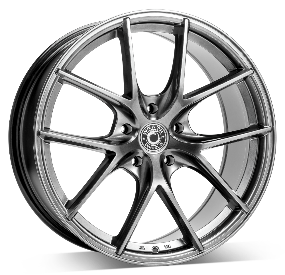 Cerchio in Lega WRATH Wheels WF11 19x8.5 ET40 5x112 HYPER BLACK
