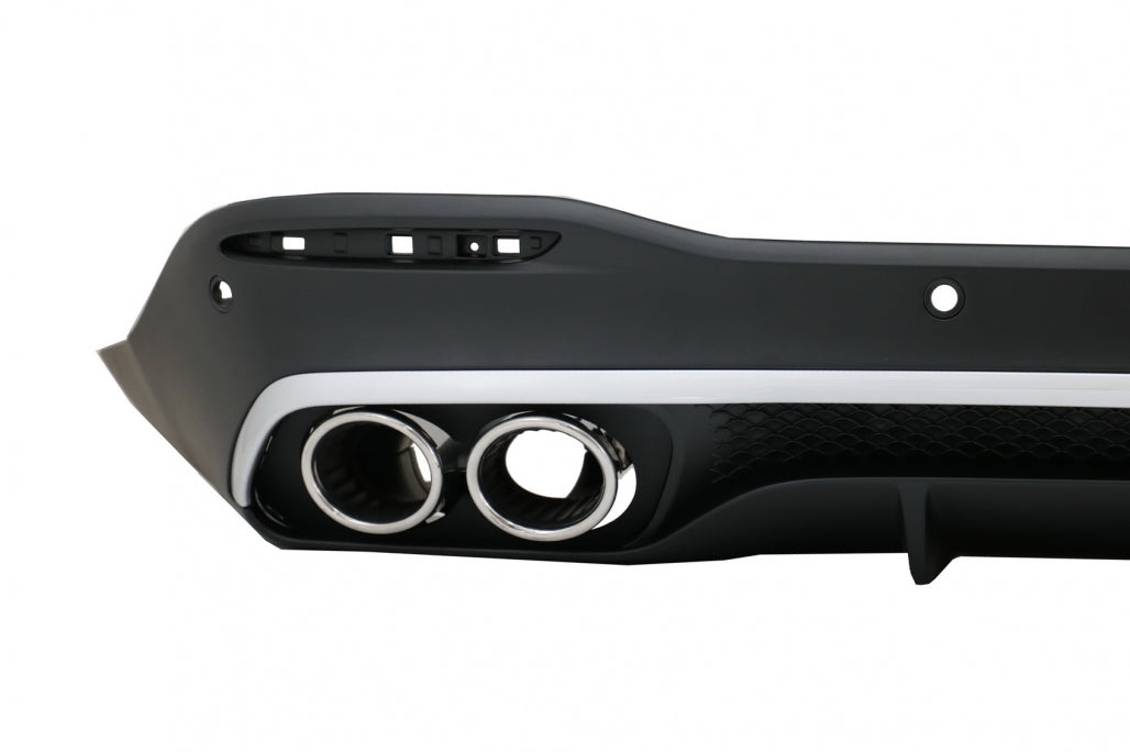 Diffusore Posteriore con con finalini di scarico Silver Mercedes GLE ...