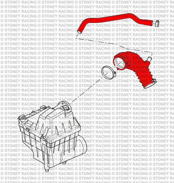 Land Rover Defender Td4 Puma 2.4 TDCi Kit tubi silicone Air intake