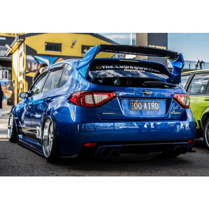 M2 Motorsport Spoiler Varis Style regolabile per Subaru Impreza GR/GH